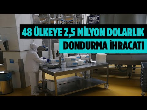 Kahramanmaraş'tan 48 Ülkeye 2,5 Milyon Dolarlık Dondurma İhracatı