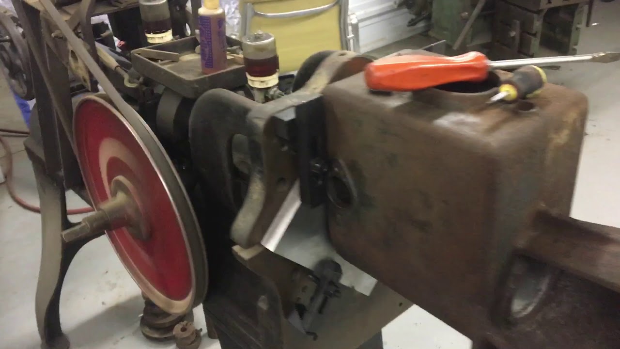 Marvel cylinder reboring machine, sandwich cub - YouTube