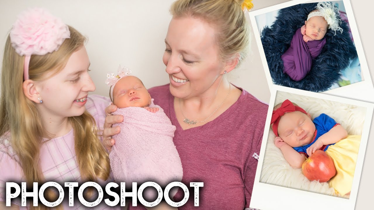 Chloe's Newborn Photo Shoot - YouTube