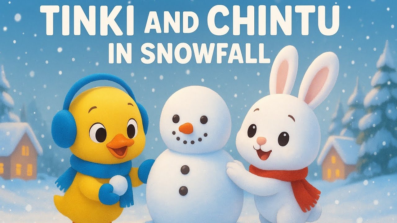 Snowfall Adventure with Tinki and Chintu | Kids Cartoon Story - YouTube