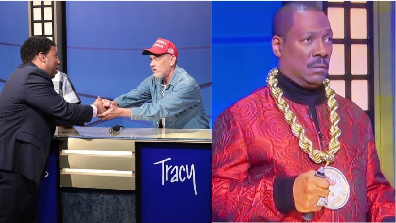 Tom Hanks, Tracy Morgan, & Eddie Murphy's New "Black Jeopardy" SNL50 ...