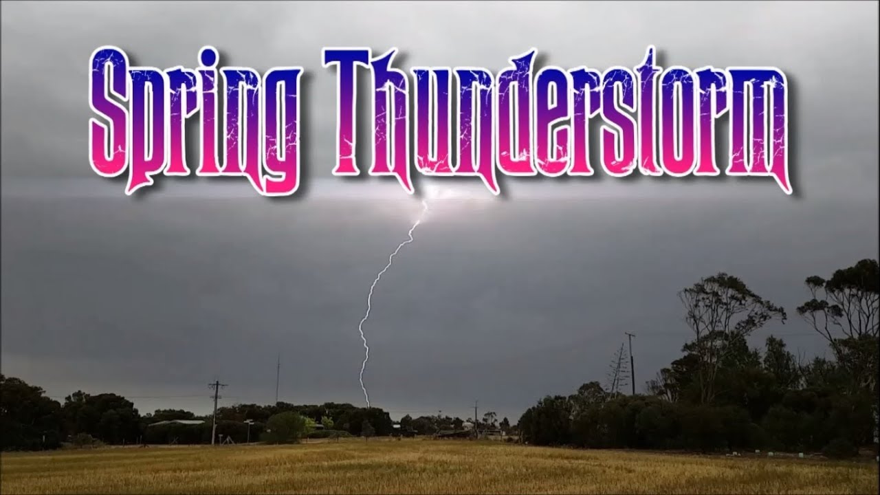 Spring Thunderstorm - YouTube