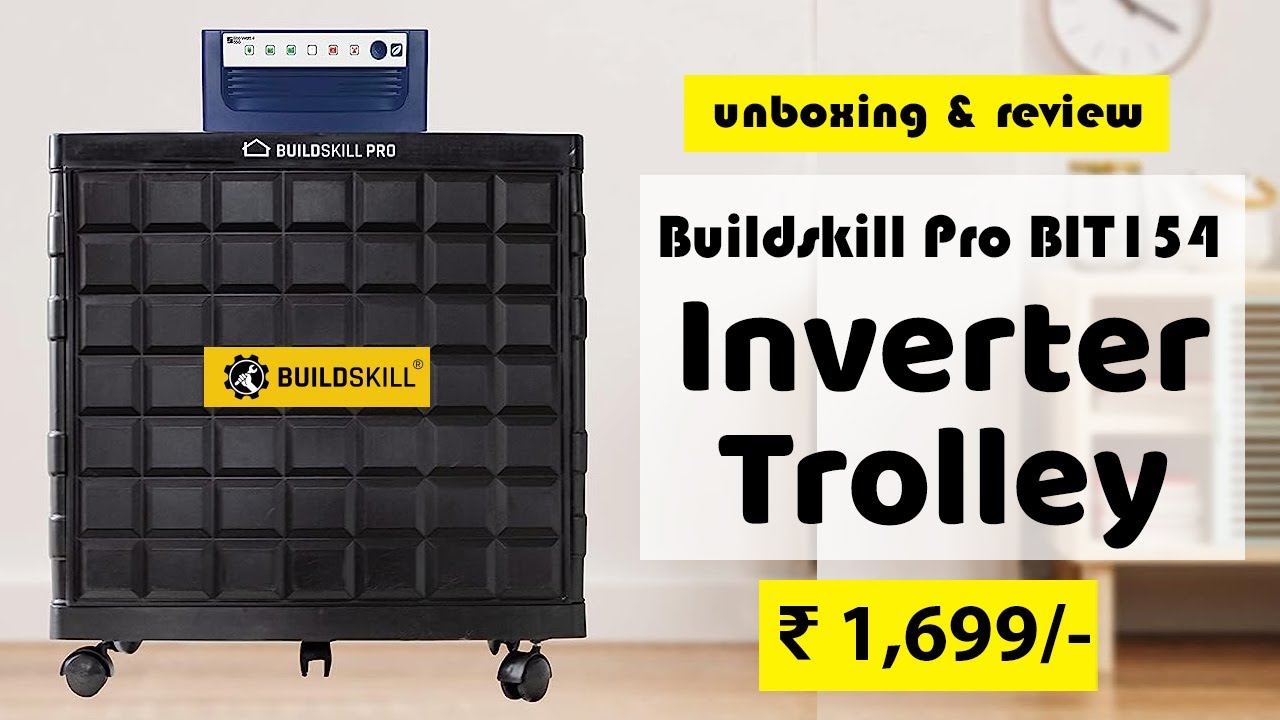 Buildskill Pro BIT154 Inverter Trolley | unboxing & review - YouTube