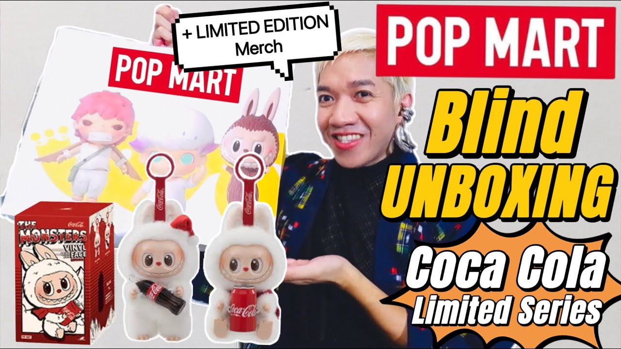 BONUS VLOG: POPMART x COCA COLA Limited Edition LABUBU +CRY BABY ...