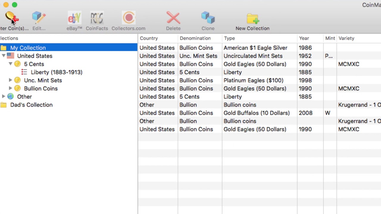 CoinManage Coin Software For the Mac - Getting Started - YouTube