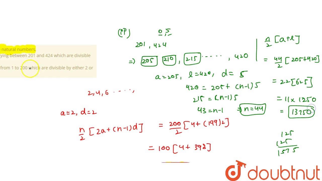 i Find The Sum Of First 200 Even Natural Numbers ii Find The Sum i-find-the-sum-of-first-200-even-natural-numbers-ii-find-the-sum