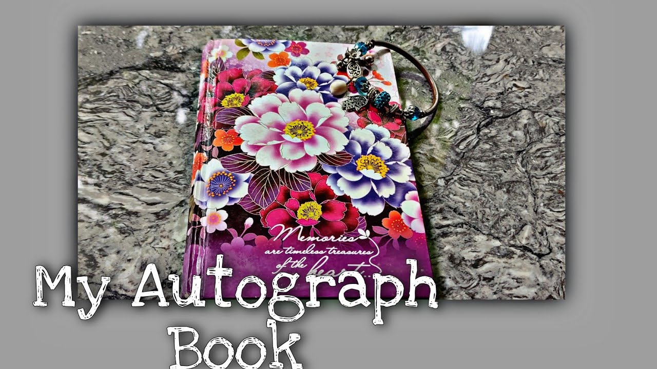 My Autograph Book😇 - YouTube