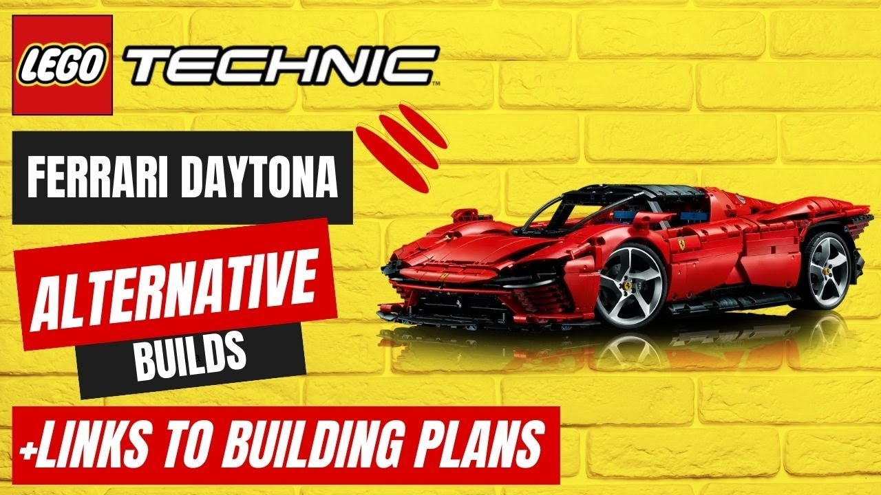 Lego Ferrari Daytona SP3 42143 alternative build | Top 7 of 2023 | Lego ...