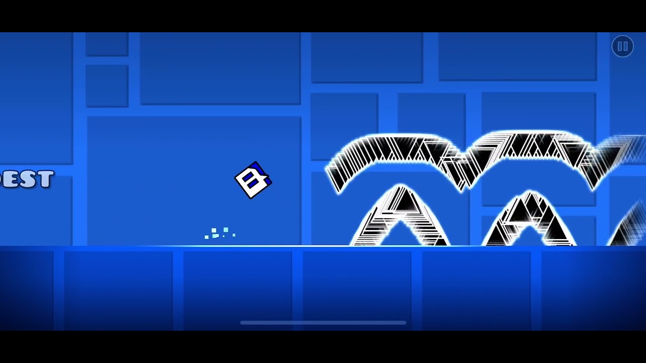 I beat worlds hardest jump x5 in GD - YouTube