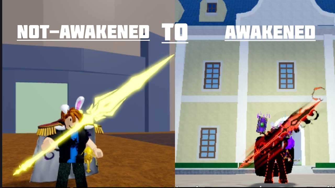Awakening the light fruit in blox fruits - YouTube