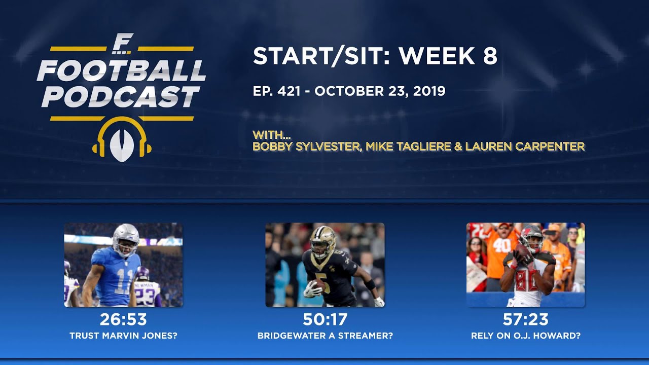 Fantasy Football Start/Sit: Week 8 (Ep. 421) - YouTube