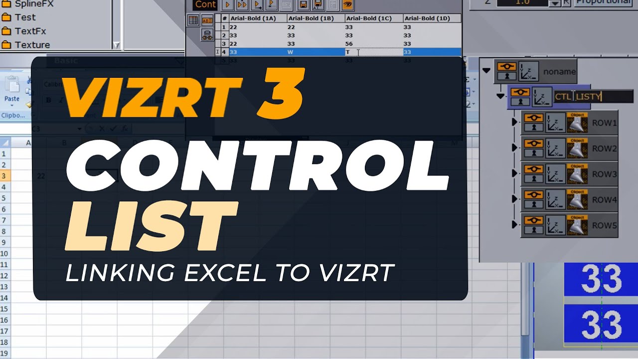 How To Link Excel To Vizrt Scenes YouTube How To Link Excel To Vizrt Scenes YouTube