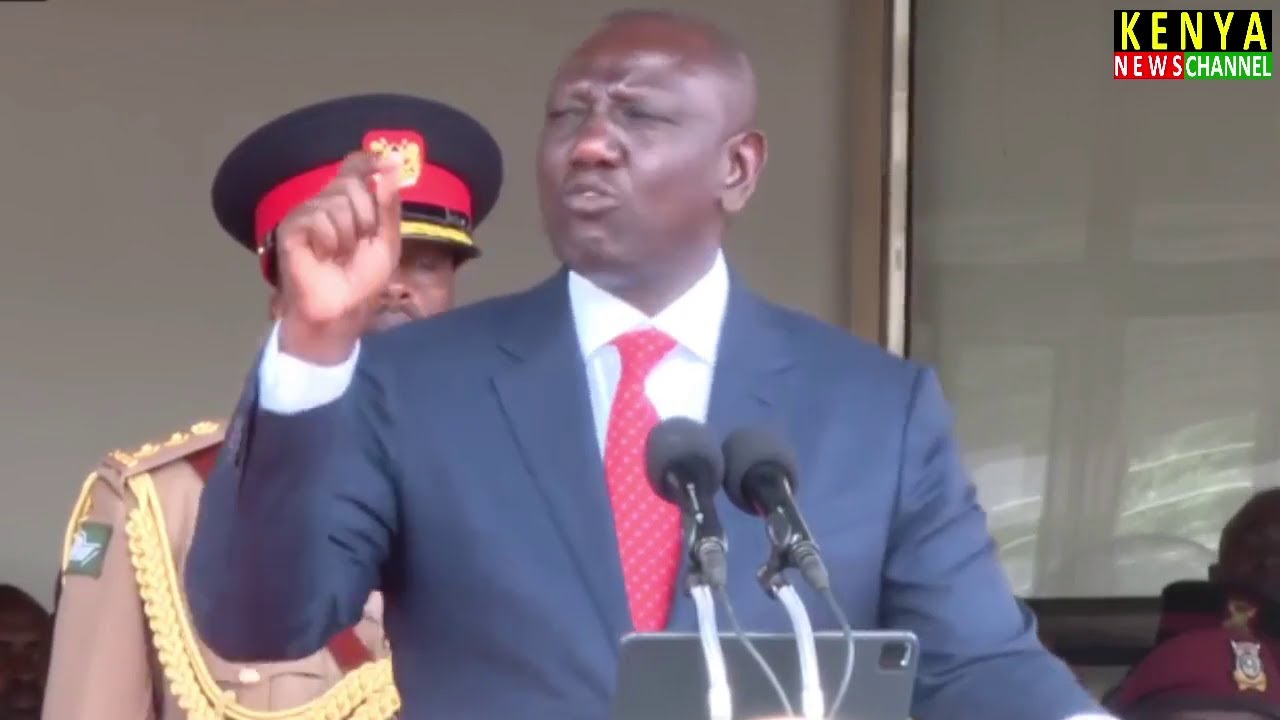 PRESIDENT RUTO SPEECH TODAY AT ADMINSTRATION POLICE PASS-OUT PARADE ...