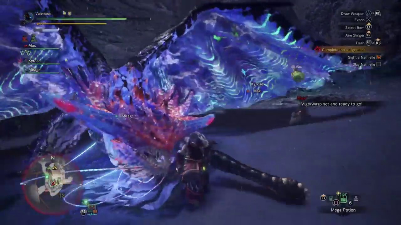MHW Iceborn: *new elder dragon!* Namielle, 2 man first run! - YouTube