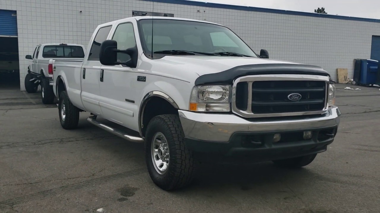 WWW.DIESEL-DEALS.COM *ONLY 144K!* 2002 FORD F250 CREW 4X4 7.3 ...