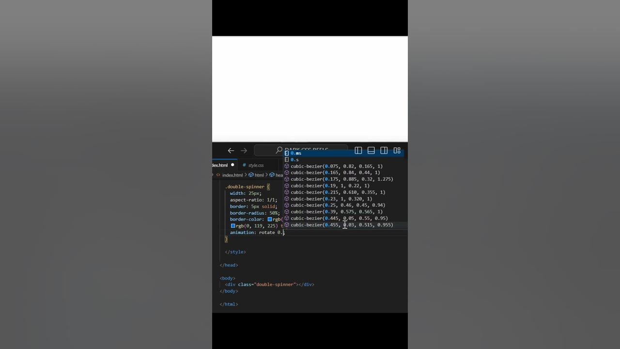 Day1 Create A Double Spinner Css Tipsandtricks Loading Cssanimation Csstricks Webdesign