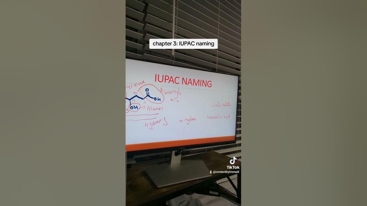 how to do IUPAC naming when you have multiple functional groups - YouTube