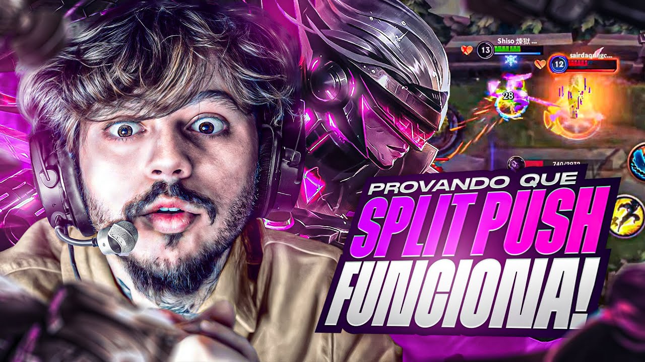 PROVANDO QUE SPLIT PUSH FUNCIONA MUITO - YouTube
