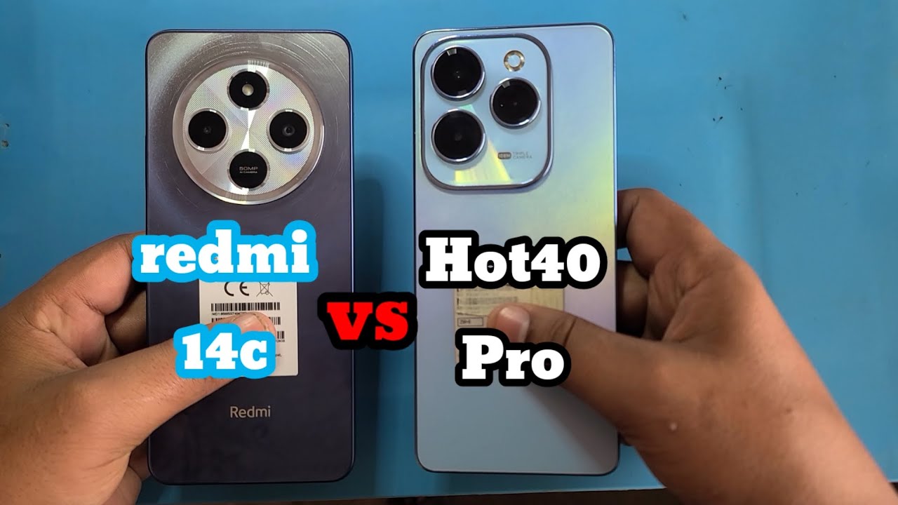 redmi 14c vs infinix hot 40 pro speed test - YouTube