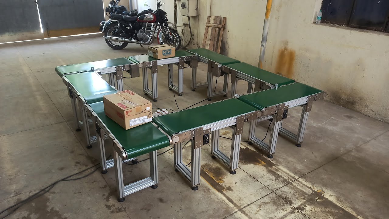 Closed Loop Conveyor System - YouTube