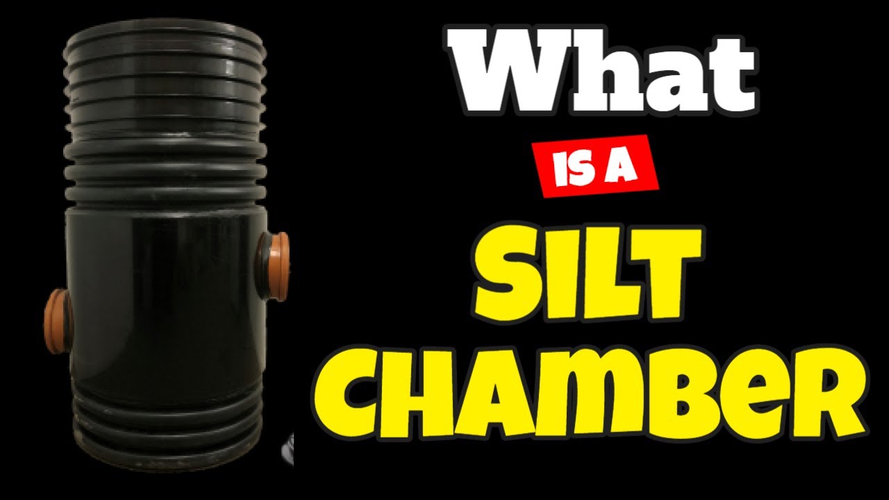 what is a silt trap chamber - YouTube