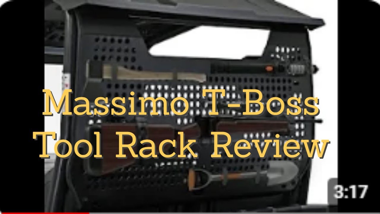 Upgrade Your Massimo T-Boss 550 UTV Today with This Accessory Tool Rack ...