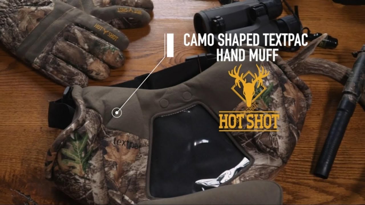 HOT SHOT Men’s Camo Shaped Textpac Insulated Hand Muff - YouTube