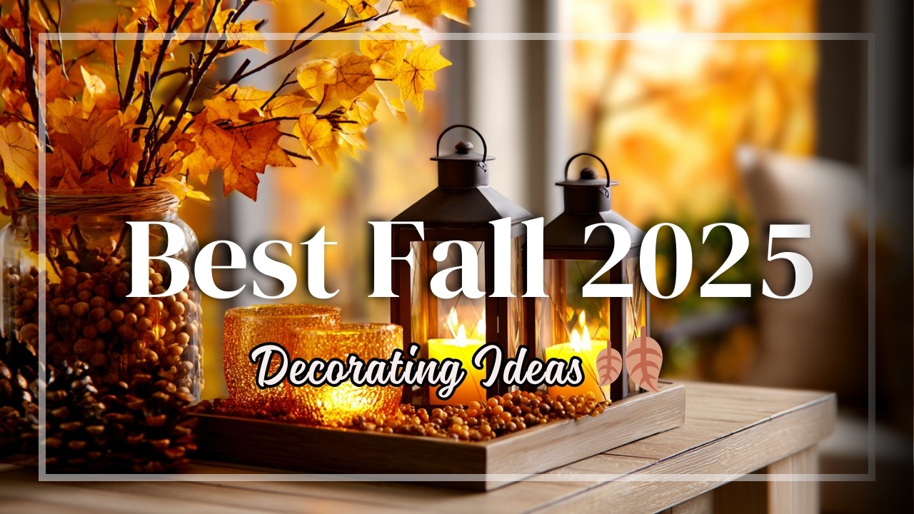 Best Fall 2025 Decorating Ideas | Earthy Colors, Organic Shapes ...