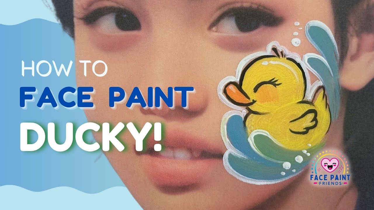 Duck Face Paint Tutorial - YouTube