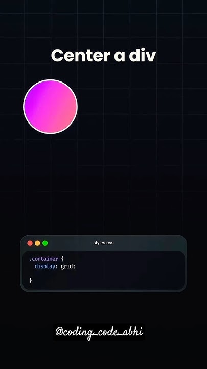 Css Centre A Div🚀🚀🚀🚀 Css Htmlcss Html5css3 Csstips Animation Programmer Csstricks Youtube
