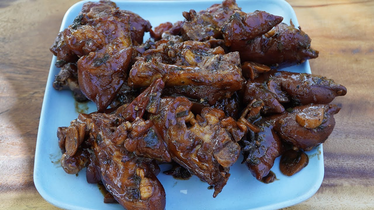 Yummy Braised Pig Feet Recipe / Kdeb Cooking - YouTube