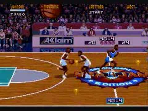 NBA Jam TE Pushing and Shoving! - YouTube