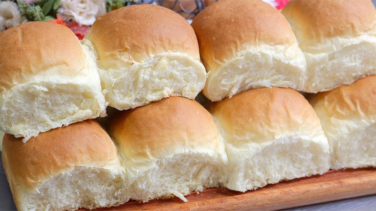 PÃO COM CREME DE LEITE "SEM OVOS": É FOFINHO, DELICIOSO E FÁCIL DE ...
