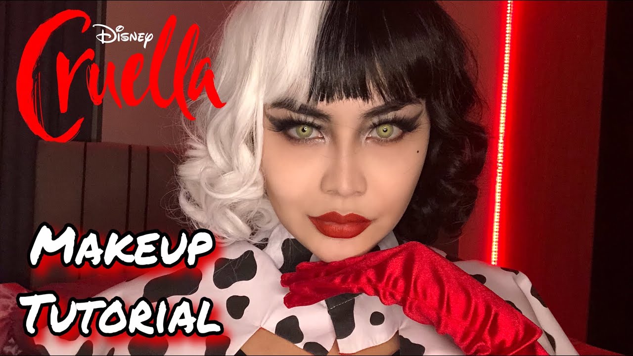 Cruella Halloween Makeup Tutorial 2021 | แต่งหน้าครูเอลล่า เวอร์ชั่น ...