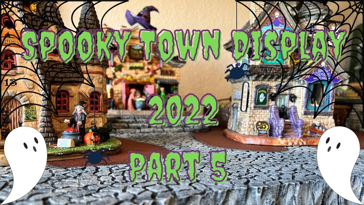 Lemax Spooky Town Display 2022 Part 5 - YouTube