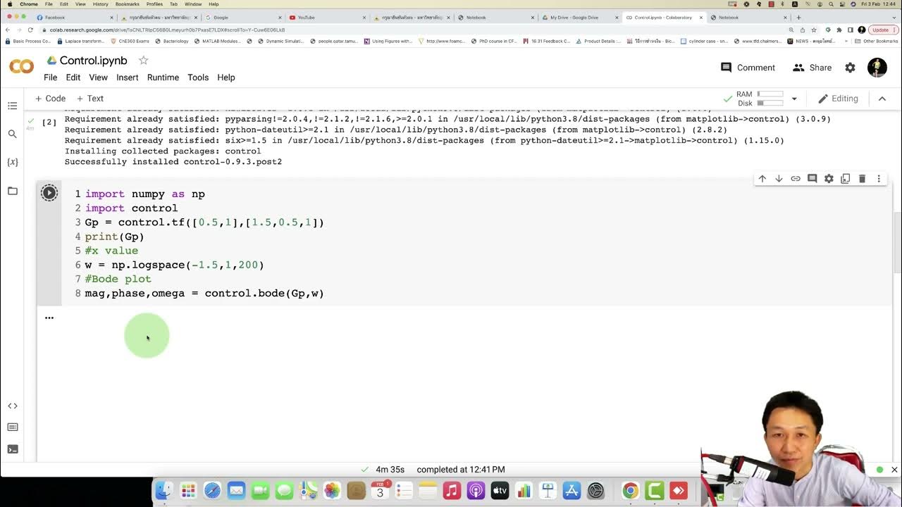 1304 443 | Bode Plot by Python | PDC - YouTube