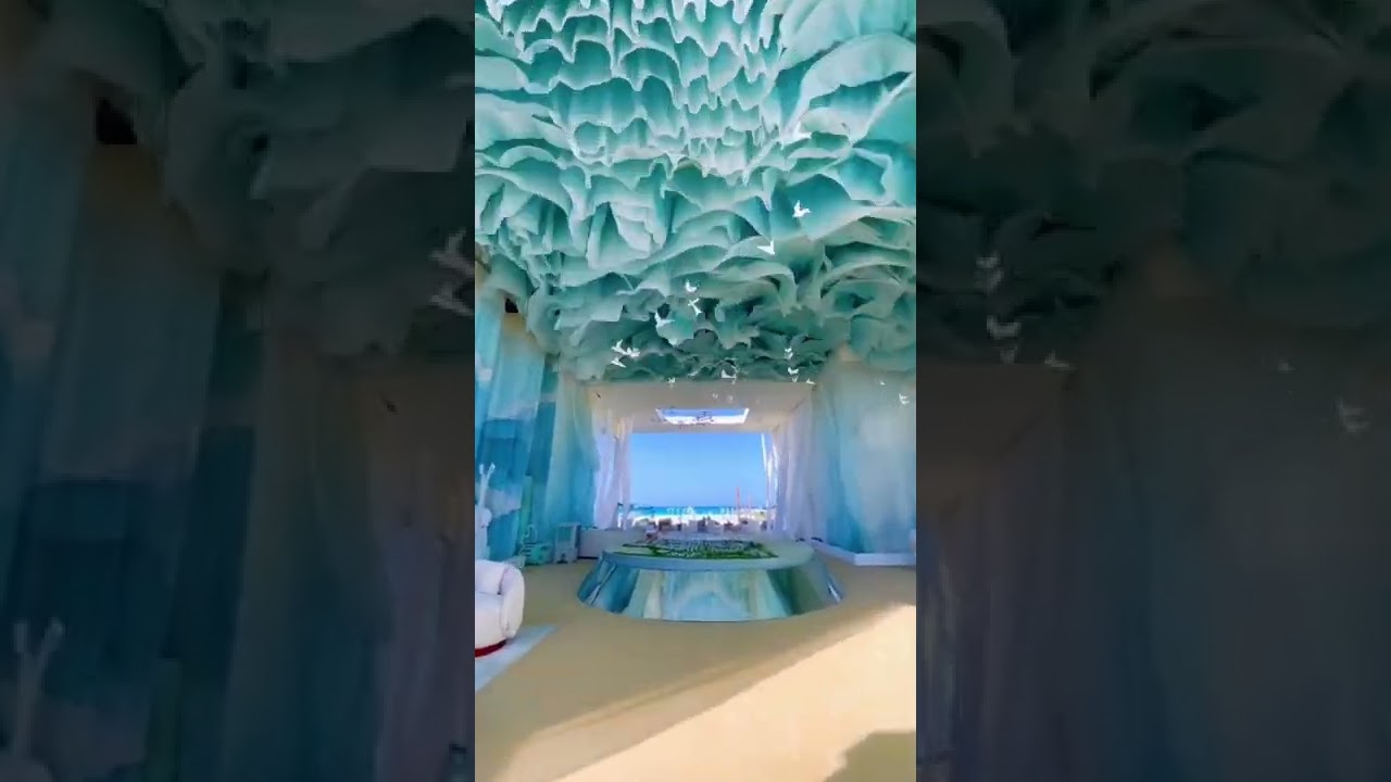 The Sol Beach Bar entrance in Marassi, Egypt is an absolute vision. 🤩 ...