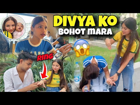 ABID NE RING 💍 DI NISHU KO 😍 || DIVYA BOHOT PITI AAJ 😱 || NITISHA 09