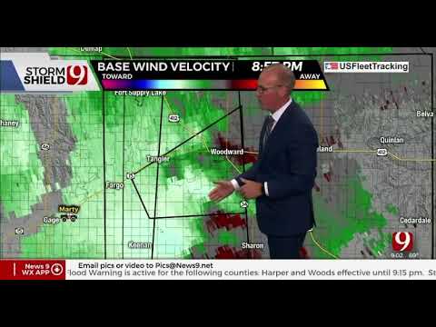 KWTV News9 Oklahoma City | Tornado/Severe Weather Coverage (August 10 ...