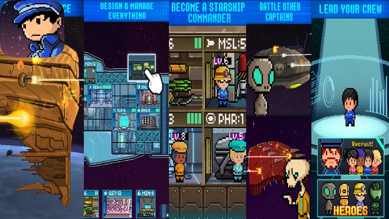 The Power of Pixel Compels You! | Pixel Starships: 8Bit Space Sim ...