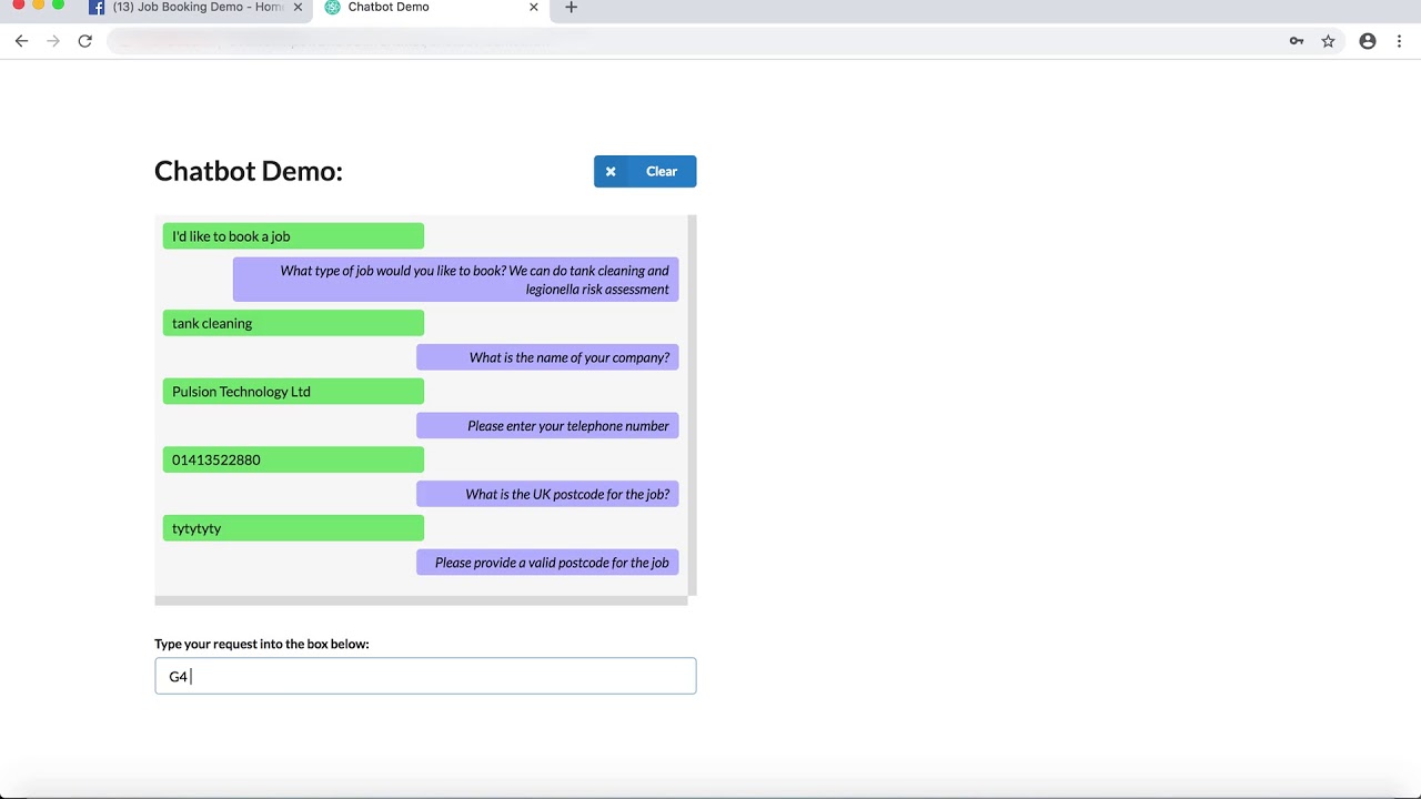 Web Chatbot Demo Video - YouTube