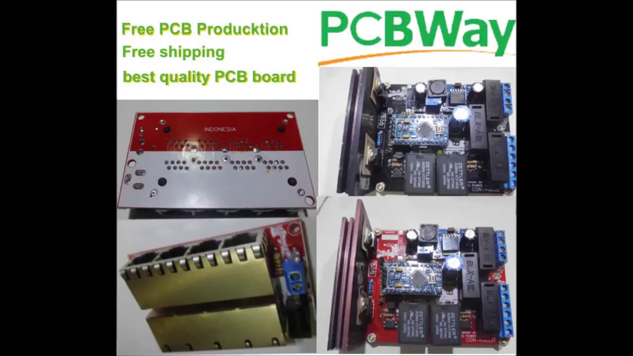 2 #PCBWay story # Coupons Free PCB Producktion & Free shipping - YouTube