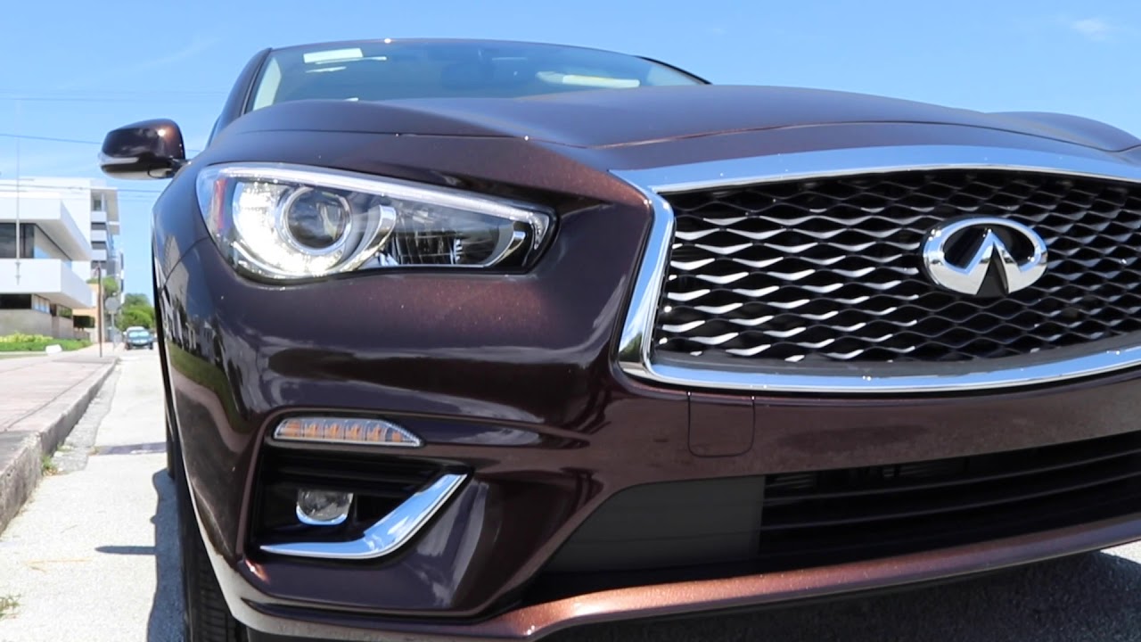2019 INFINITI Q50 LUXE 3.0T Mocha Almond Color | INFINITI of Coral ...