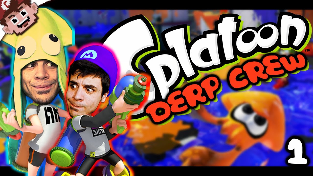 I'M A KID, I'M A SQUID! (Splatoon w/ The Derp Crew - PART 1) - YouTube