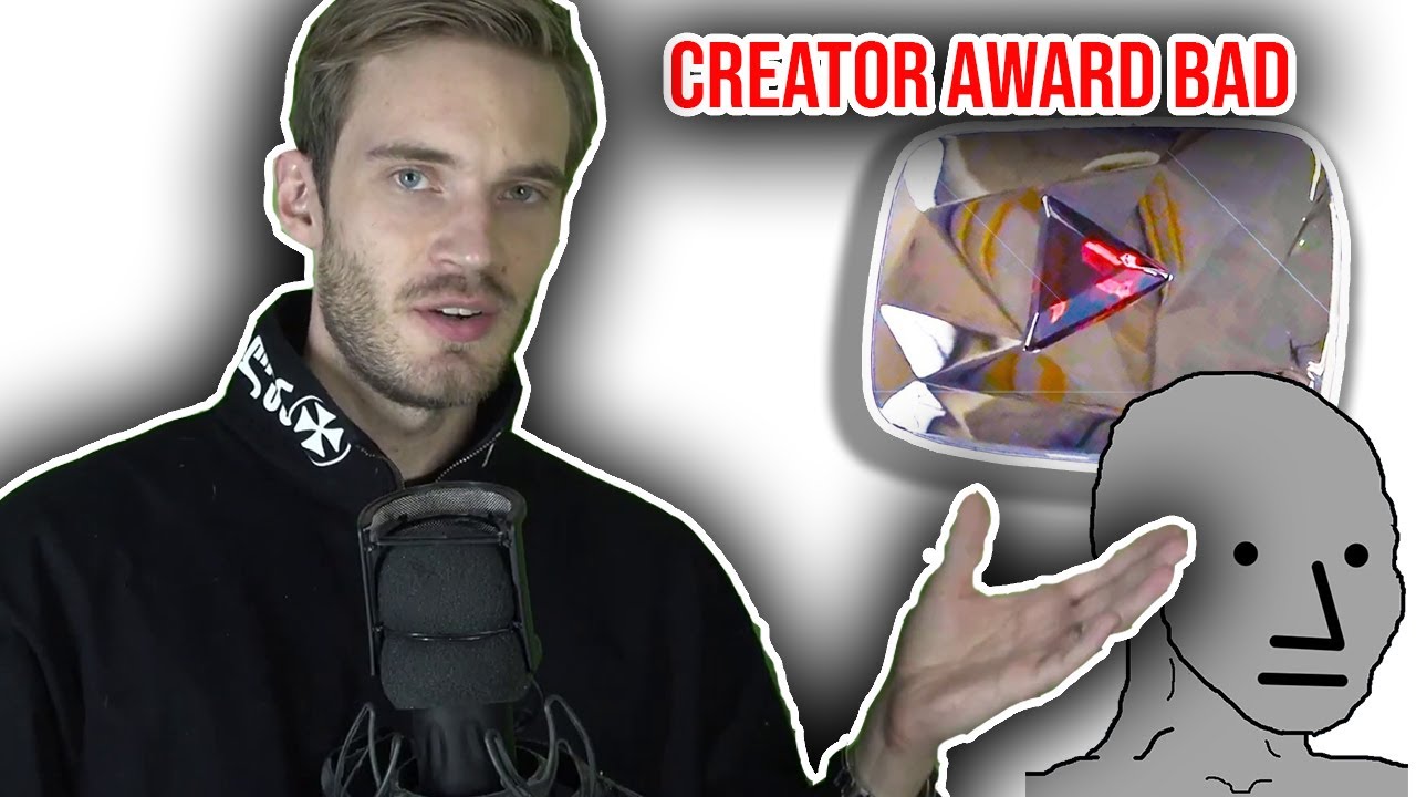 Pewdiepie gets BACKLASH for 100 mil subs play button - YouTube