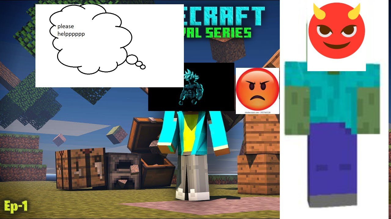 The Worst Minecraft Player is here the unluckiest start ever - YouTube