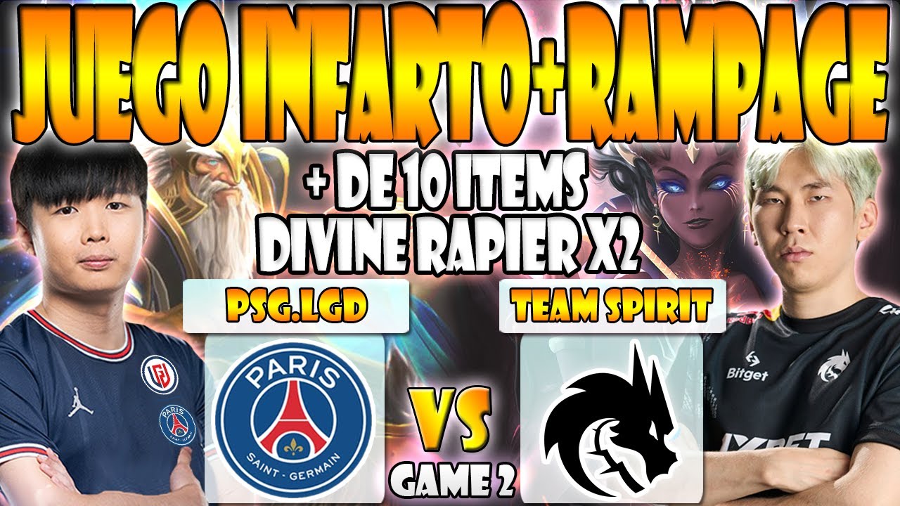 PSG.LGD VS TEAM SPIRIT BO5[GAME 2]GRAN FINAL- AME VS YATORO - PGL ARLINGTON MAJOR 2022 - DOTA 2 ...