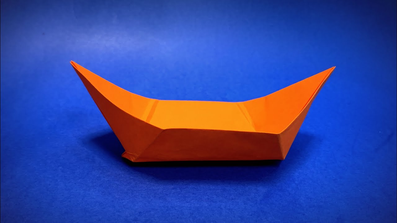 Origami Boot: Einfaches Papierschiff basteln mit Papier - Leichtes ...