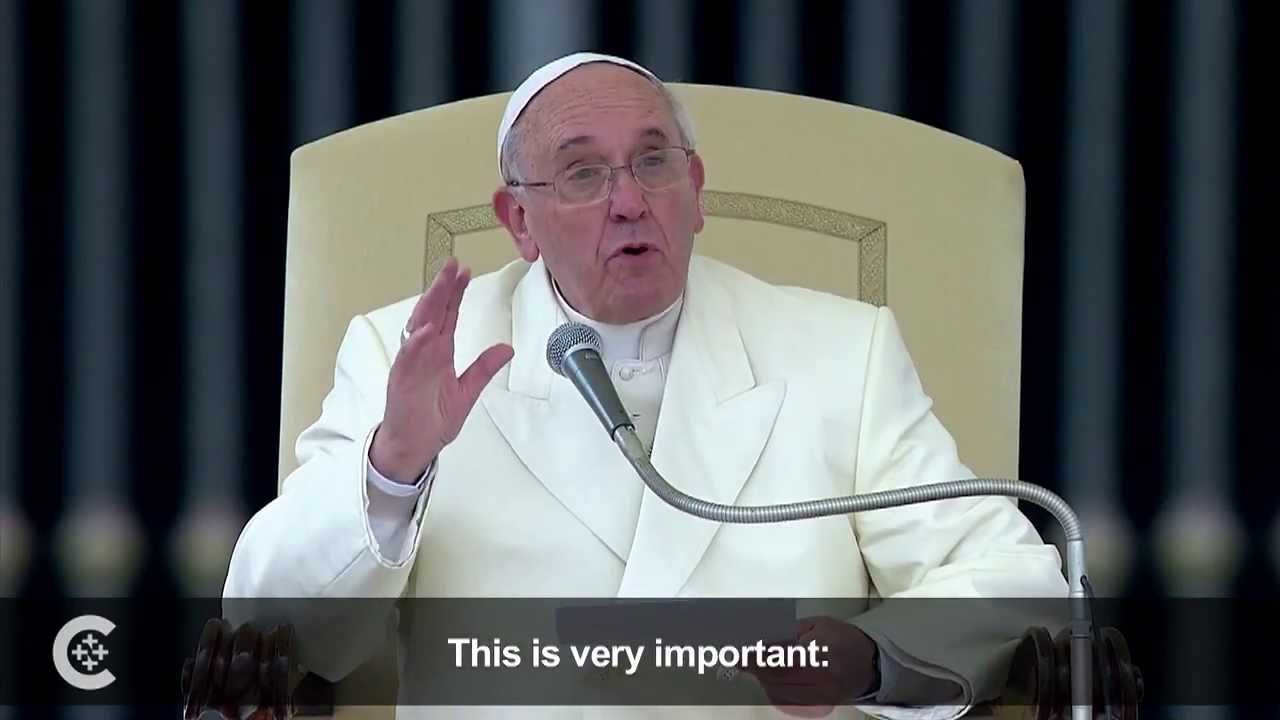 Pope Francis on the meaning of baptism - YouTube