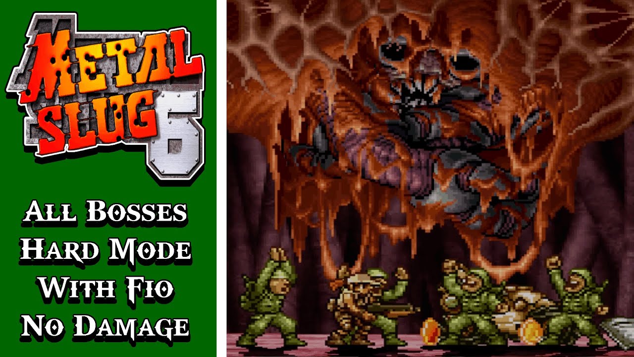 Metal Slug 6 (PS2) - All Bosses with Fio (Hard Mode, Level 8, No Damage ...